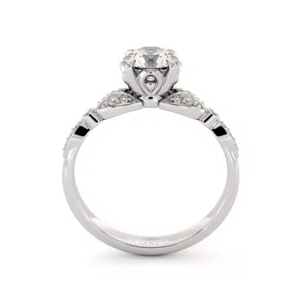 Unique Classic Design Engagement Ring Lab Diamond 0.75 Ct Ring ...